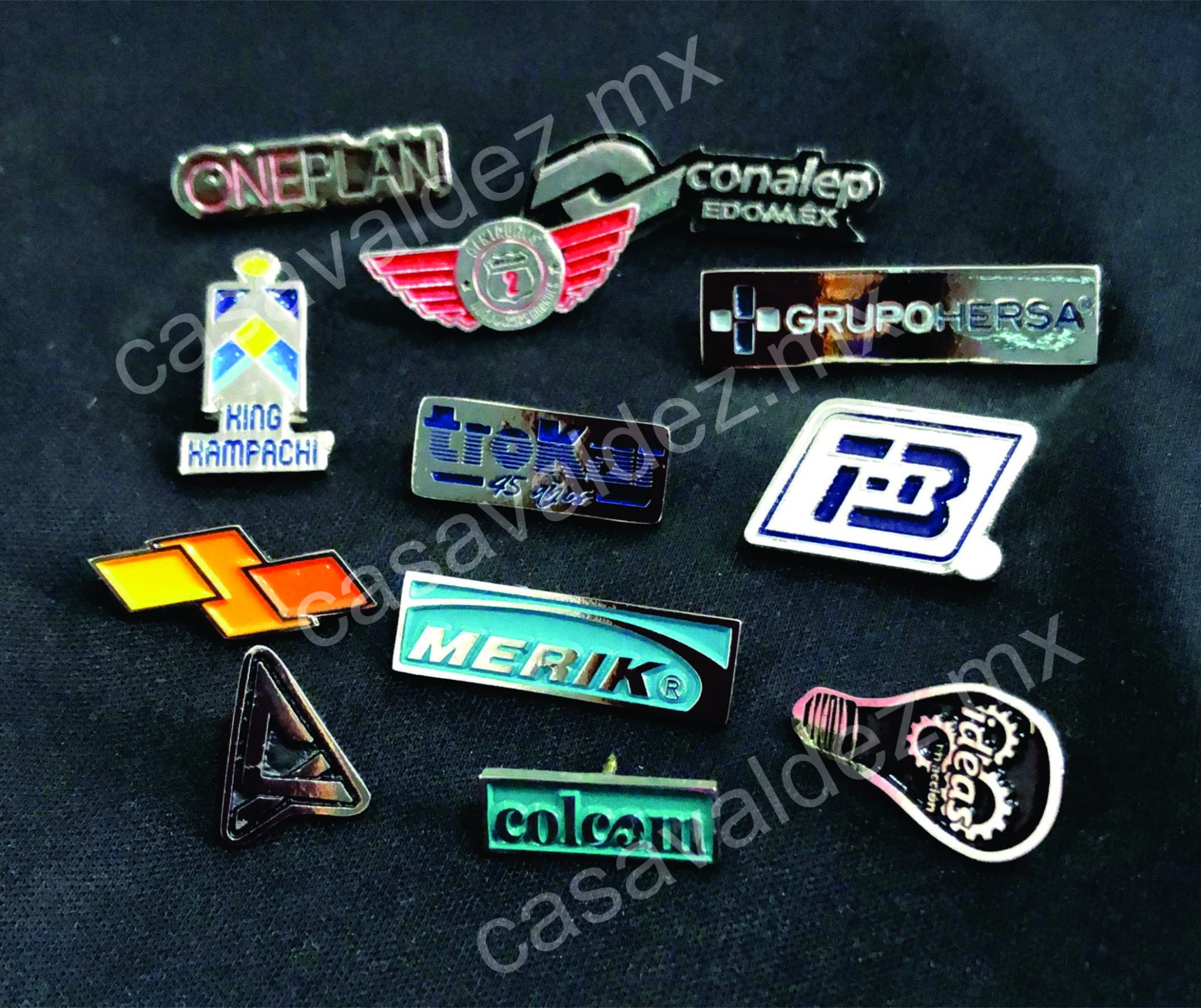Pin Metalico Zamac 9 Casa Valdez